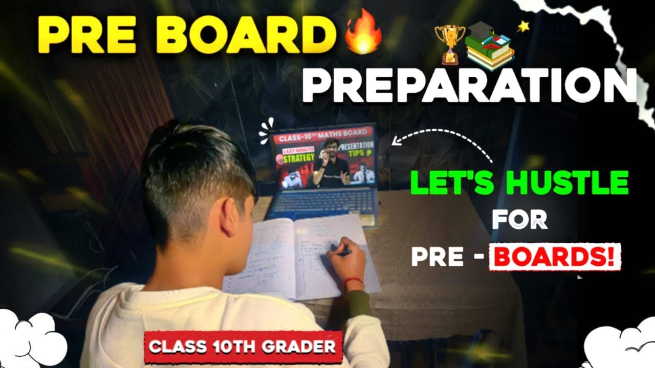 Pre Boards Preparation as a *10th Grader* 📚 || ONLY 1 MONTH LEFT😨 ...