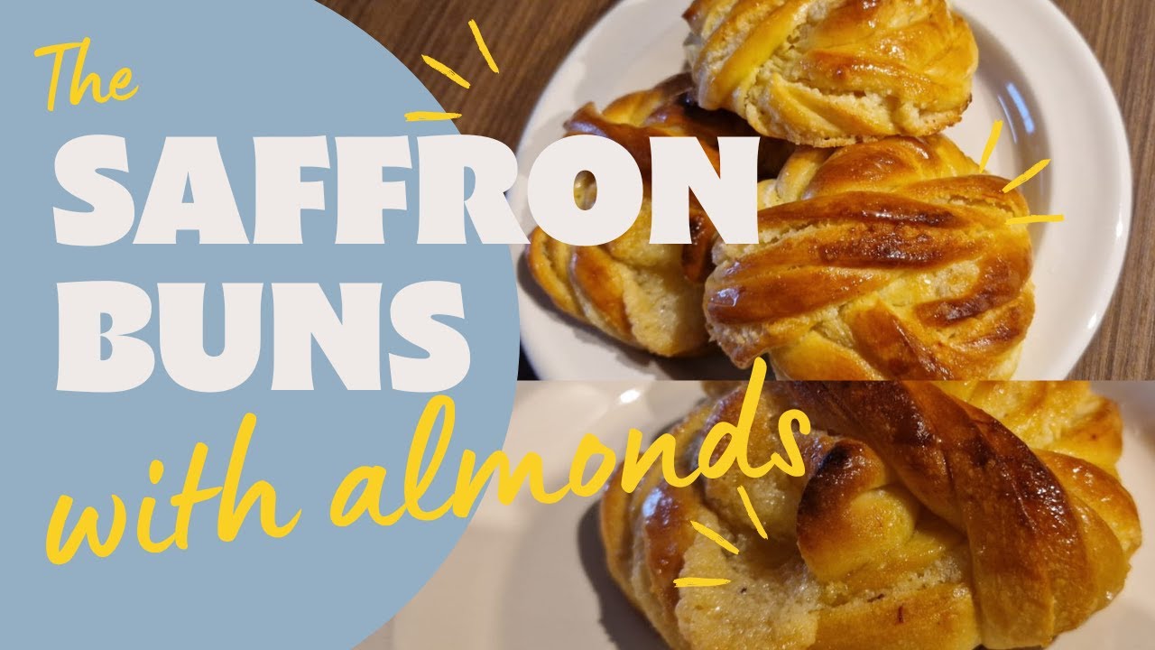 Swedish Saffron Buns with Almond Paste Filling | Holiday Baking Delight ...
