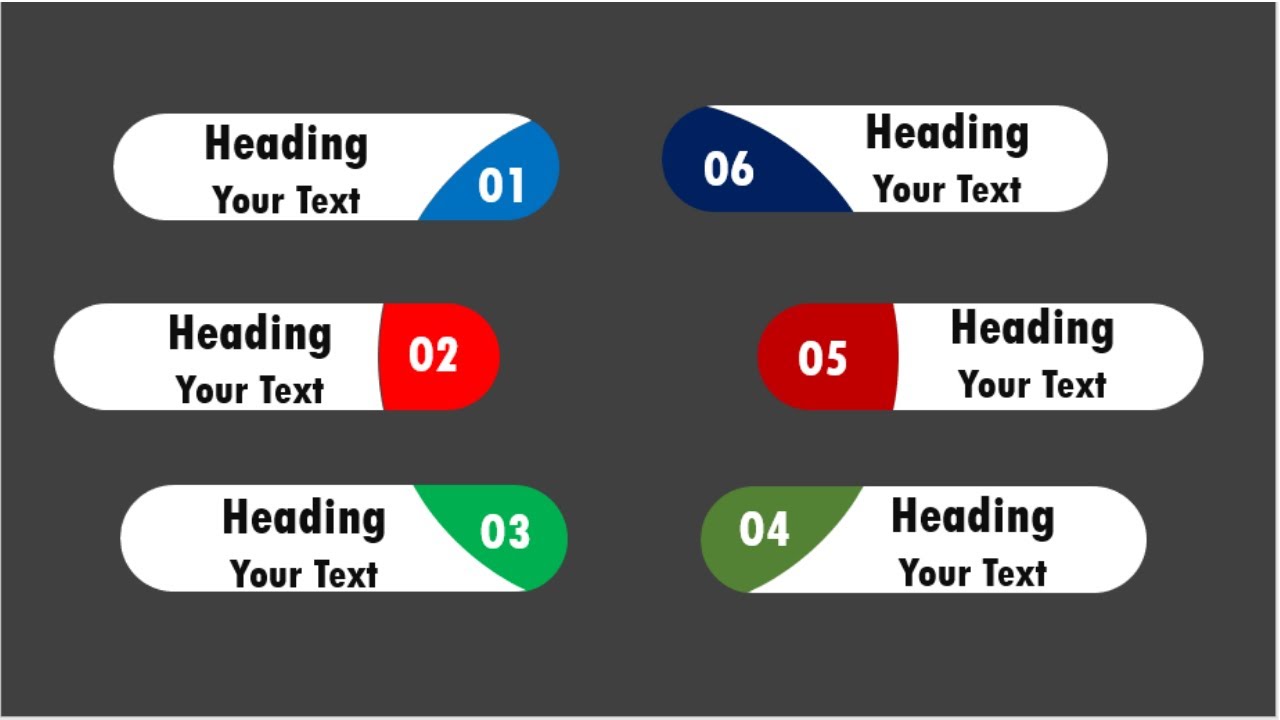 How to make rounded rectangular infographic animation in PowerPoint ...