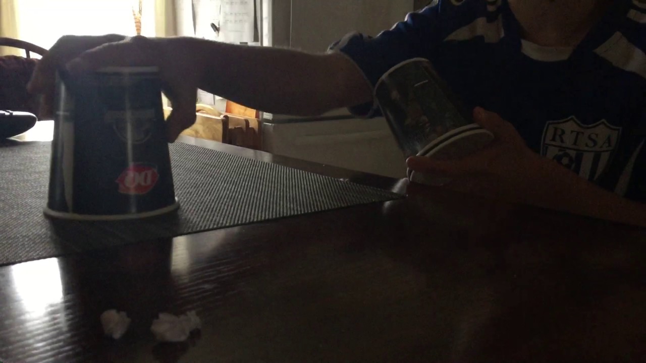 How to do the disappearing cup and ball trick - YouTube