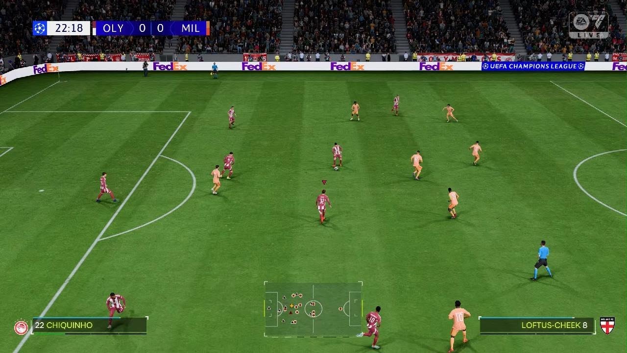 EA SPORTS FC 25 PS5 gameplay uefa champions League phase olympiacos vs ...
