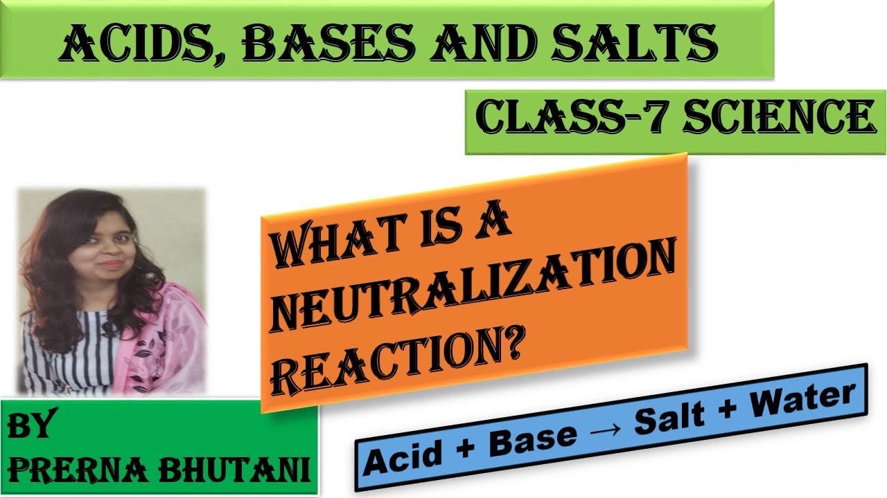 What is a Neutralization Reaction? Class-7 Science - YouTube