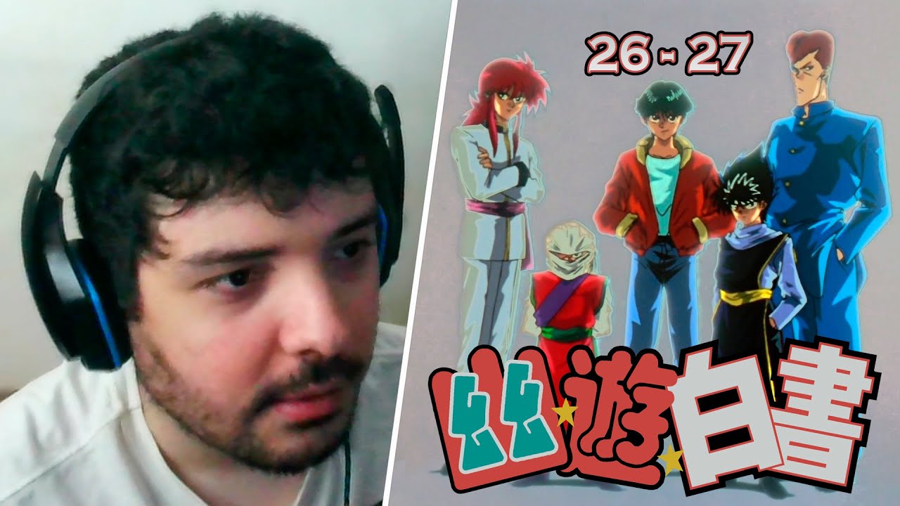 Partida para a Ilha das Trevas | Yu Yu Hakusho | EP 26 e 27 #React ...