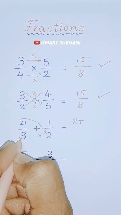 Fractions | tricks and shortcuts | Easy Math - YouTube