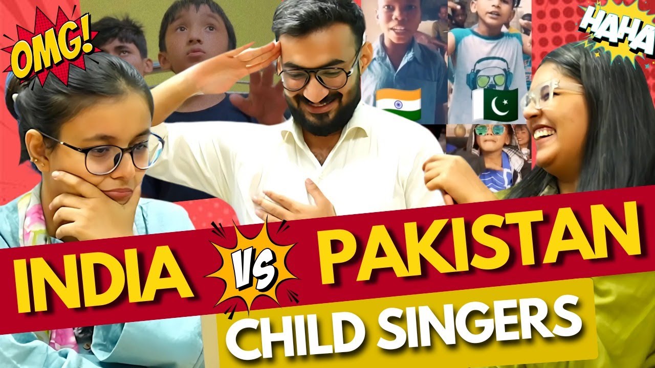 India vs Pakistan Child Singers | Reaction to Viral Talent - YouTube