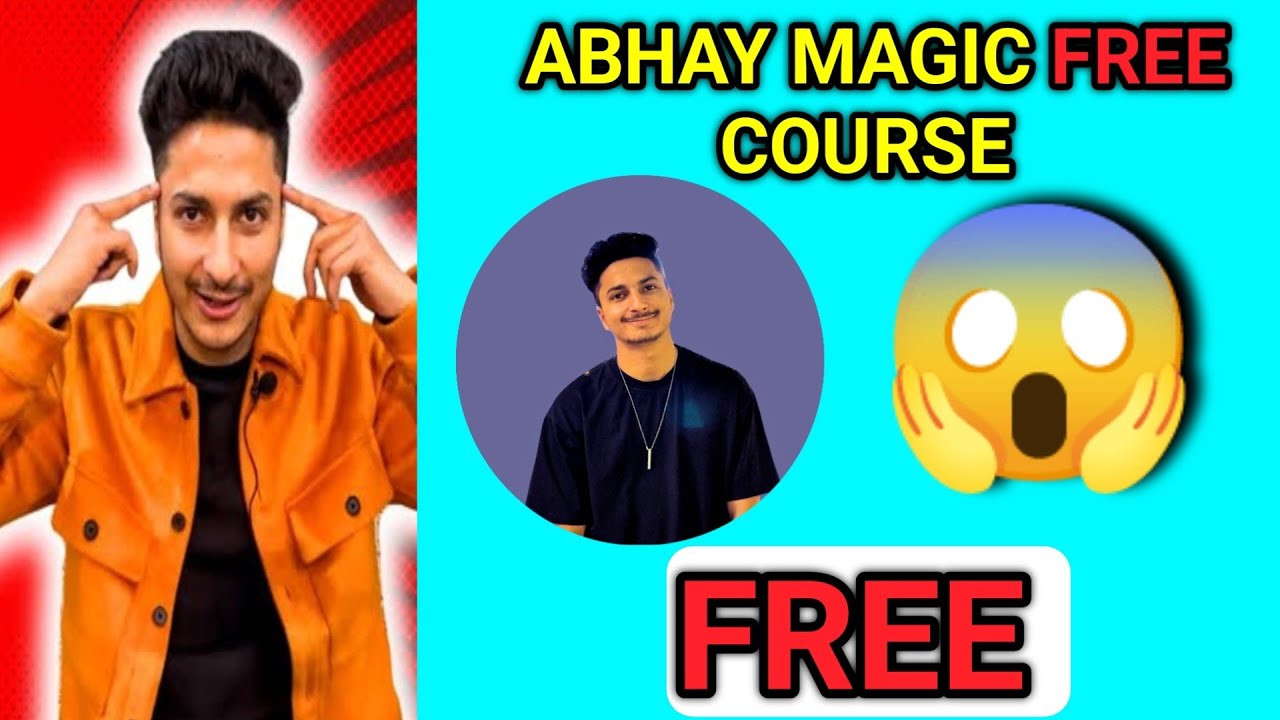 Abhay Magic Free Course 😱 link 🔗👇 - YouTube