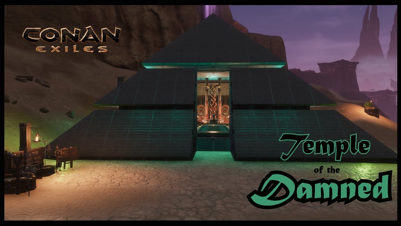 Conan Exiles | Temple Of The Damned 2.0 (No Mods) - Building Showcase ...