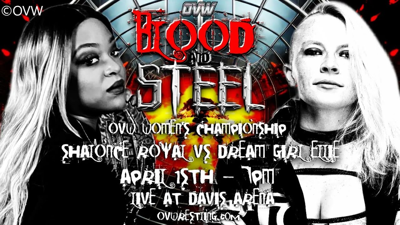 Shalonce Royal (c) v Dream Girl Ellie / OVW Women's Title Steel Cage ...