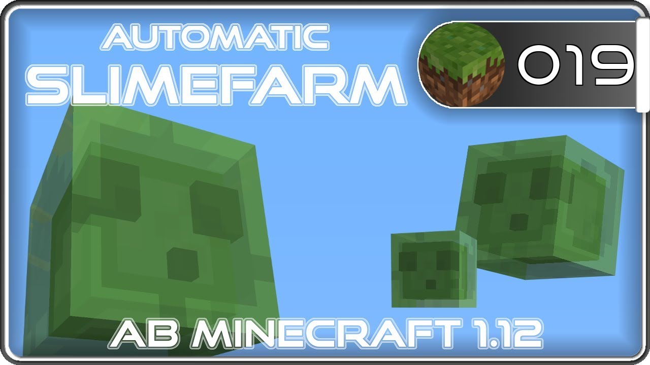 Minecraft automatic Slime Farm 1.12+ - YouTube