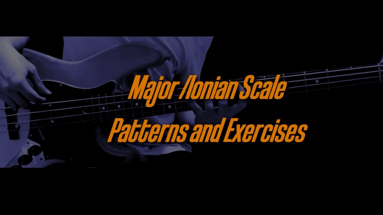 Major Scale Shapes and Exercises #BassWorship - YouTube