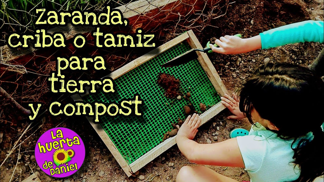 Cómo hacer tu propia Zaranda o Criba para tierra y compost | Hecho en ...