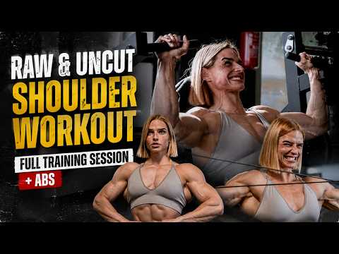 Train Shoulders With Me | RAW & UNCUT Full Workout | Lena Ramsteiner