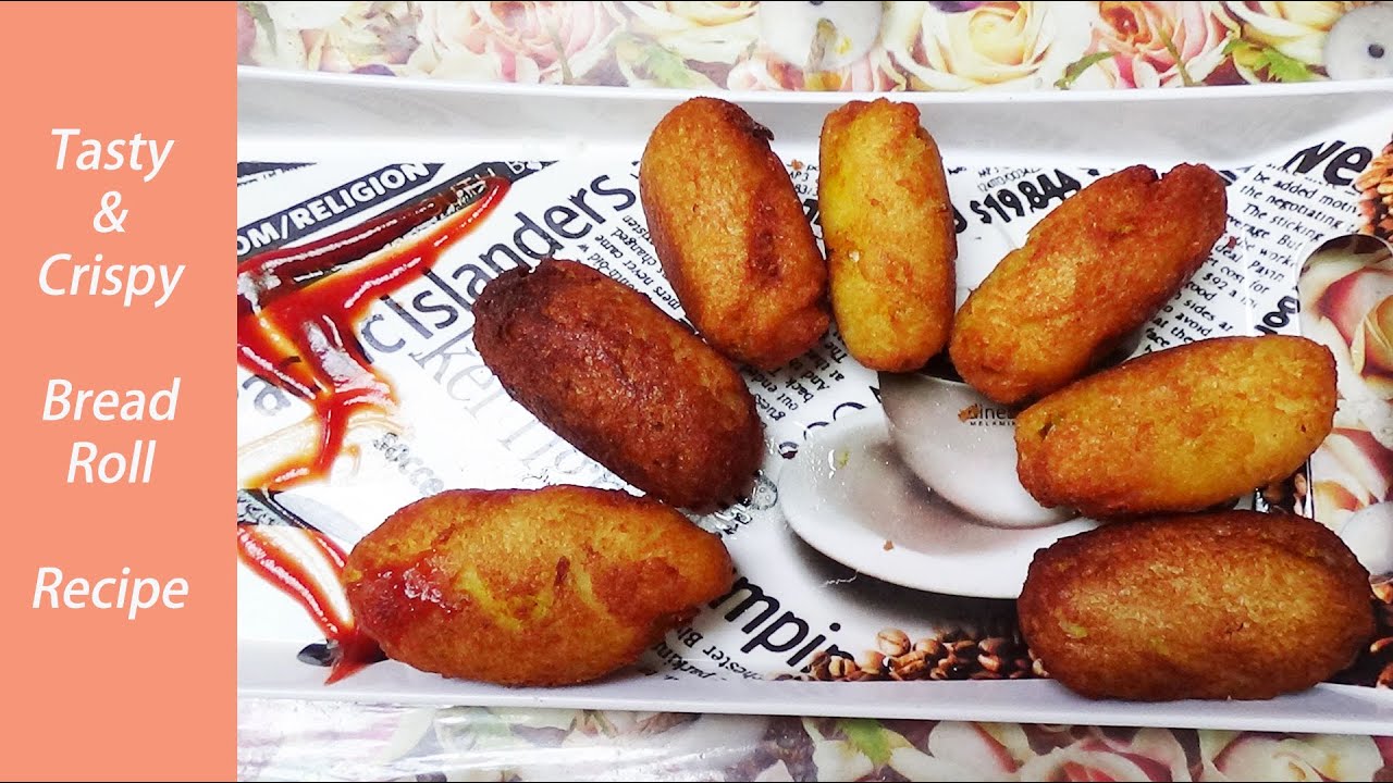 Bread roll recipe/ Tasty & Spicy Potato Stuffed Bread Roll/ Perfect ...