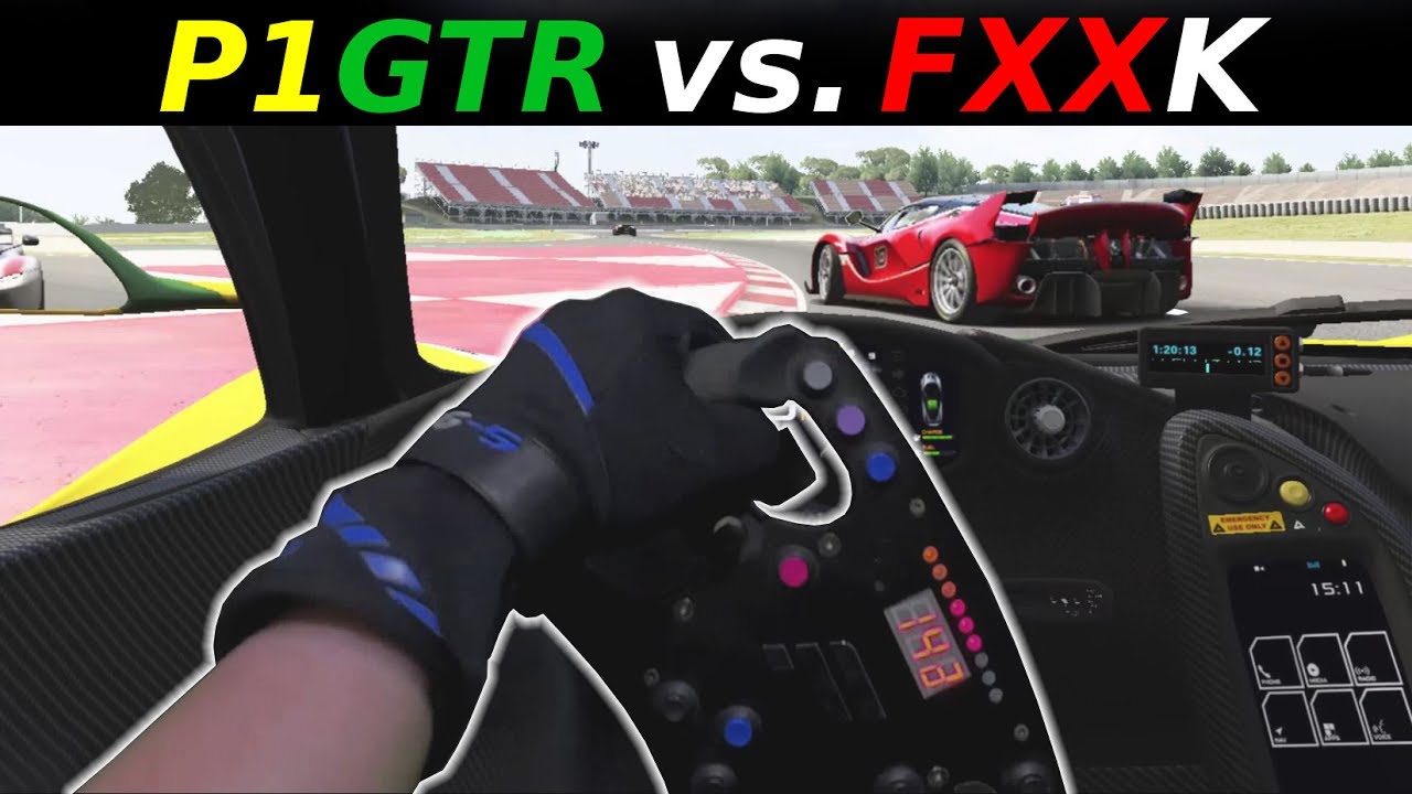 McLaren P1 GTR vs. Ferrari FXXK Oculus Rift / Mixed Reality gameplay ...