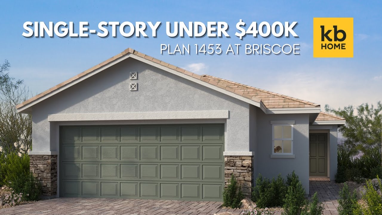 WOW! Priced UNDER $400k! | KB Home Plan 1453 Tour Briscoe New Homes ...