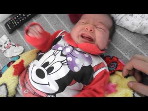 bebeğin ağlayışınada bakın,ağlayan bebek videosu,nasıl yırtıyor kendini,24 günlük elifsu bebek