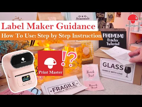 Phomemo Tutorial Live 🥰 How to customize edit in Print Master with ...