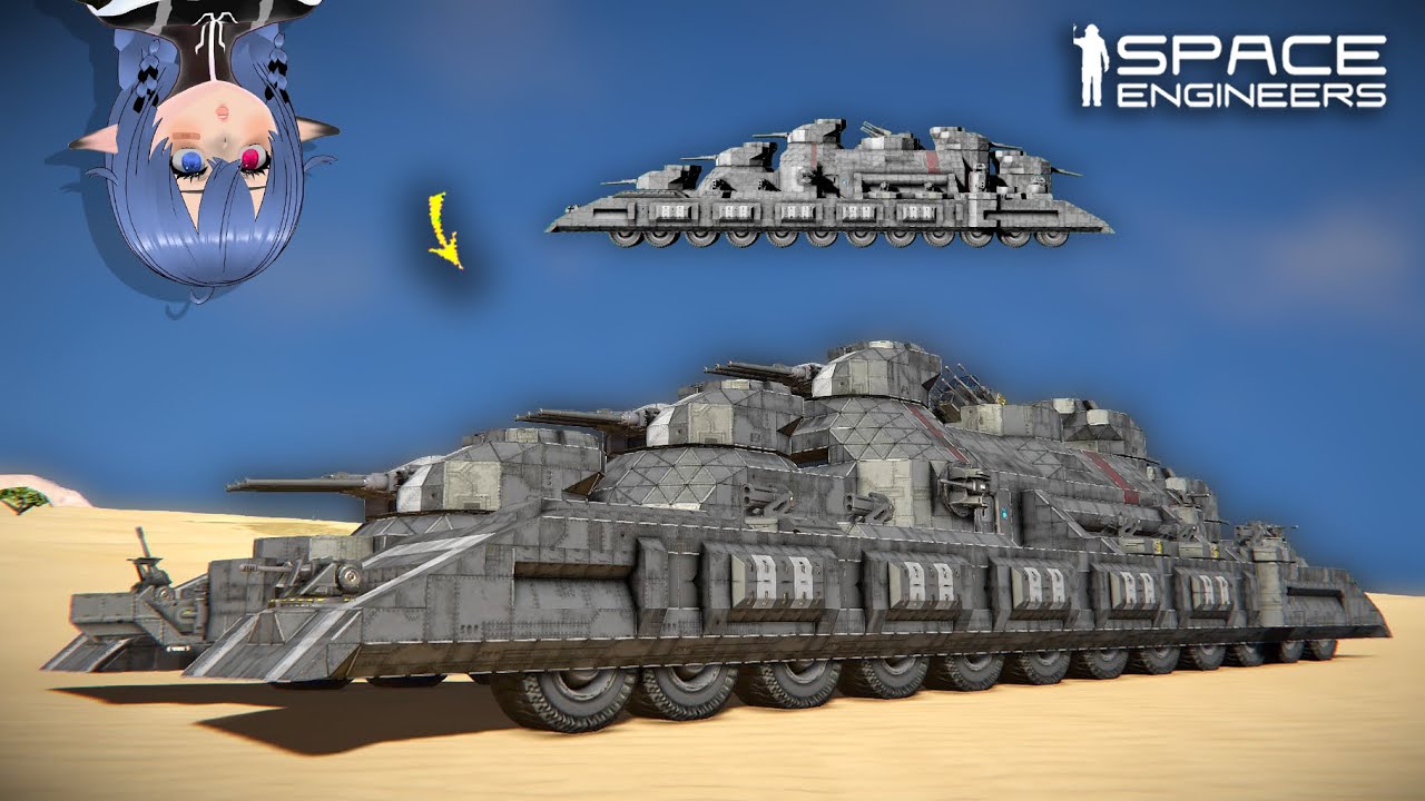 This Landship Tank has Utterly Insane Firepower, Space Engineers - YouTube