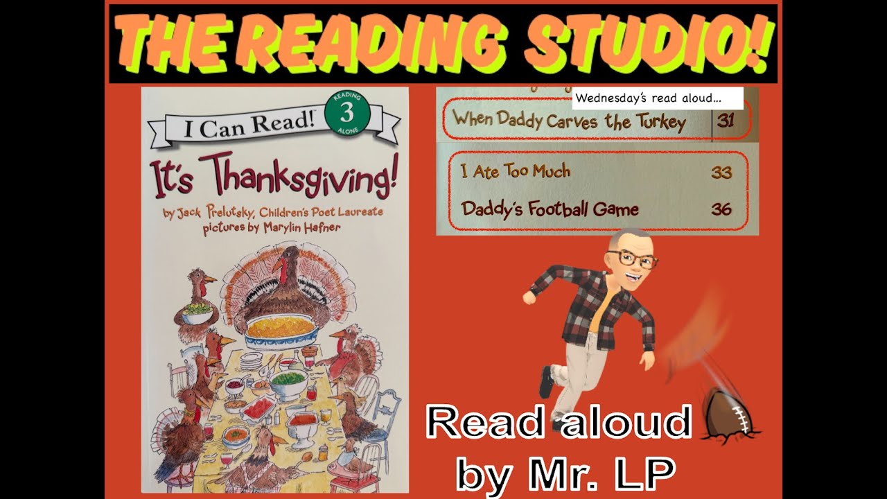 It's Thanksgiving by Jack Prelutsky - Day 3 - YouTube