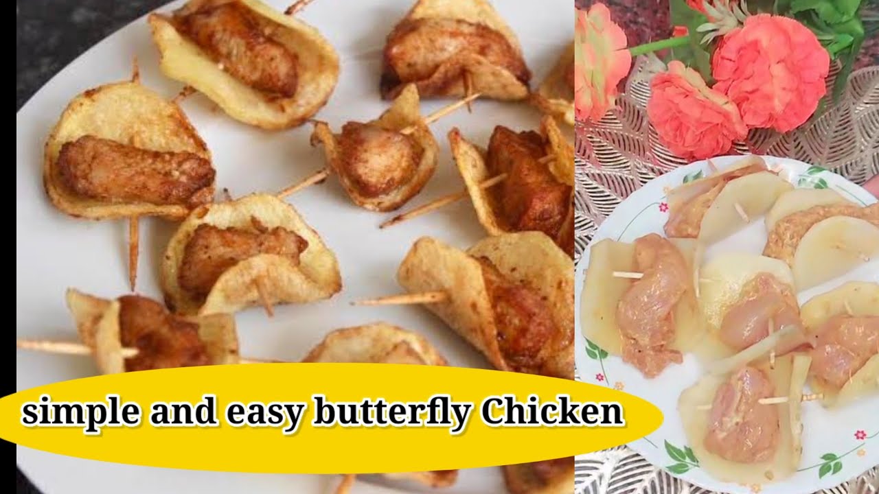 Crispy , tasty and easy butterfly 🤤 chicken recipe 😍🥰 #homemadecooking ...
