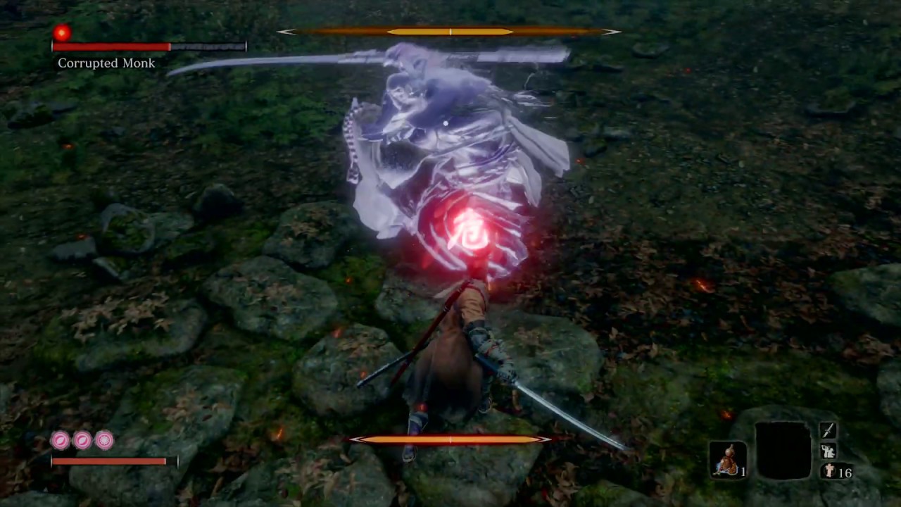 Sekiro "Corrupted Monk" Sword Only - YouTube