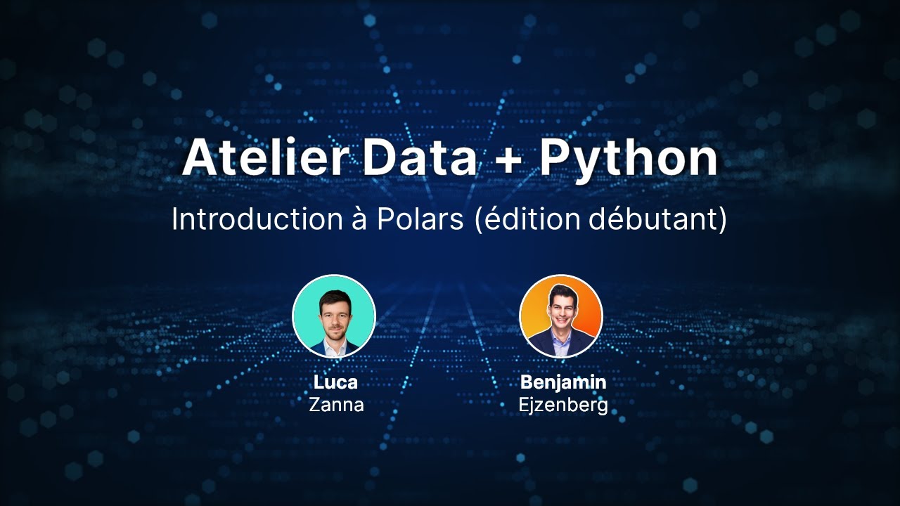🔴 LIVE : Initiation à Polars en Python pour booster vos projets Data - YouTube