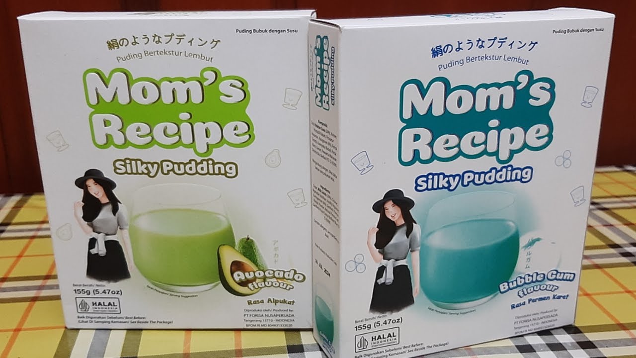 TUTORIAL MEMASAK SILKY PUDDING INSTAN DARI MOM'S RECIPE || AVOCADO DAN ...
