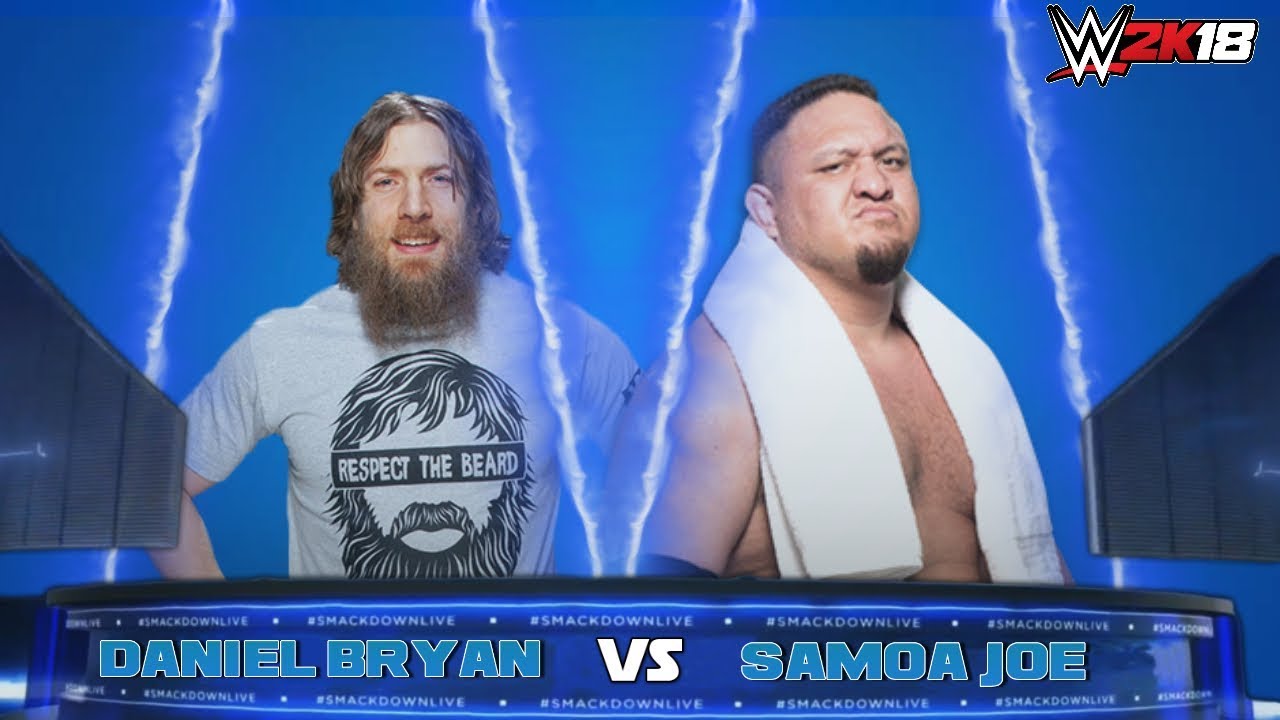 Daniel Bryan vs Samoa Joe "MITB Qualifying Match" Smackdown Live - YouTube