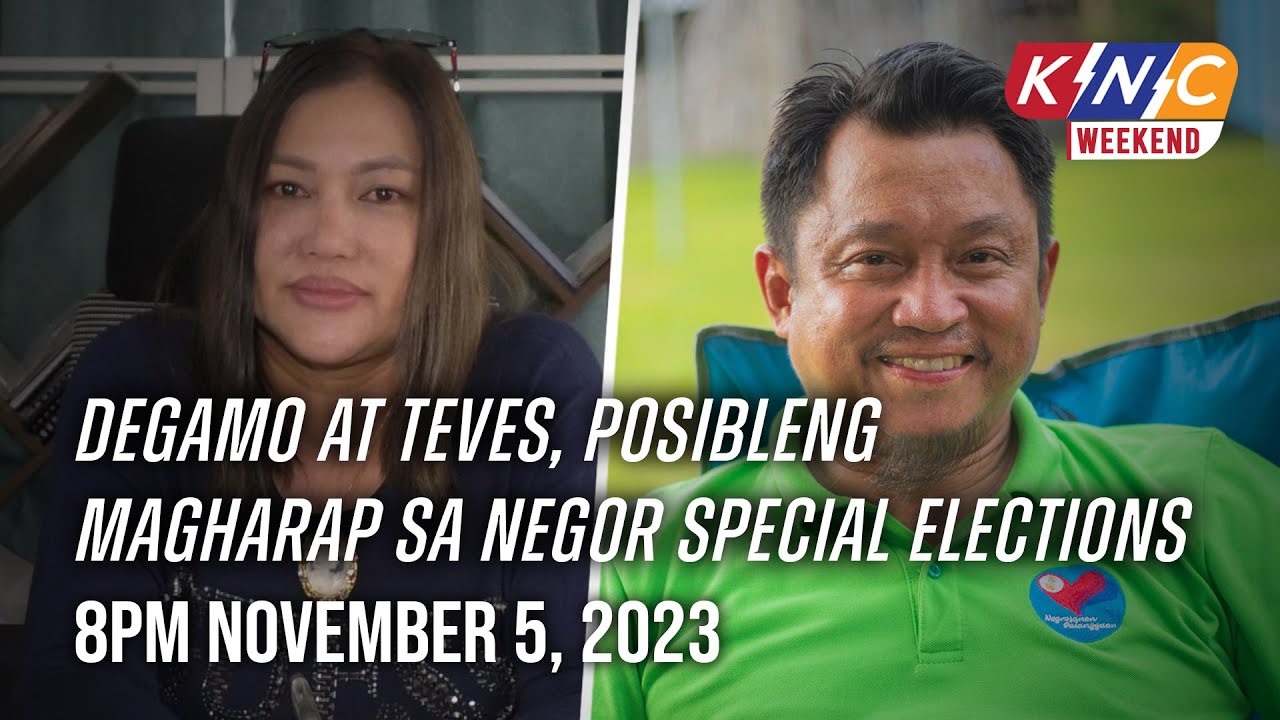 Degamo, Teves, posibleng magharap sa NegOr Special Elections | Kidlat ...