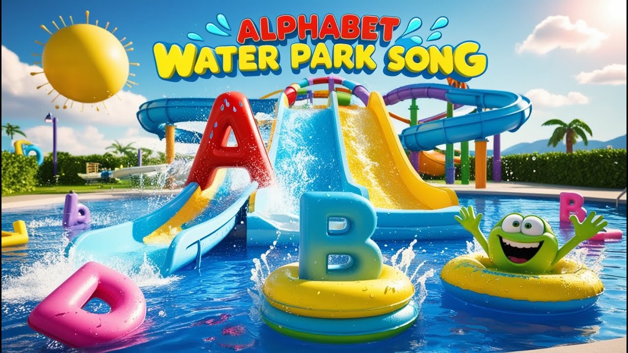 ABC Songs for Children - ABCD Song in Alphabet Water Park - Phonics ...