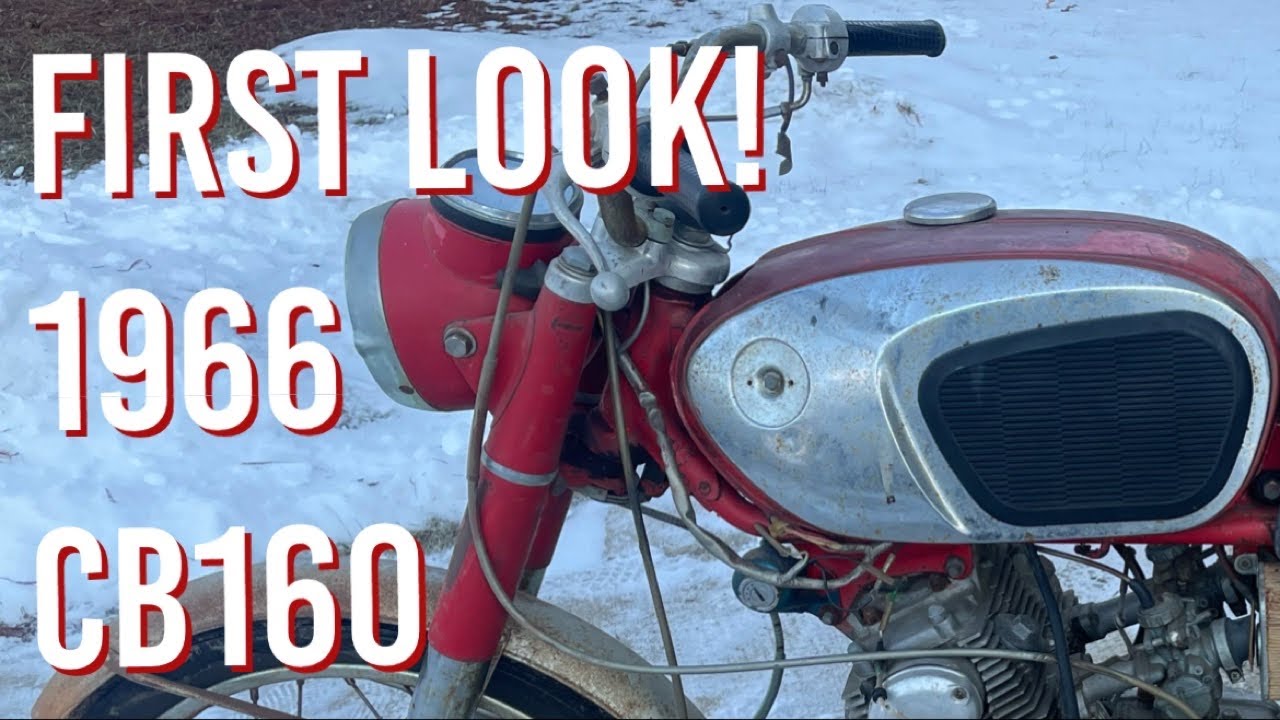 FIRST LOOK! 1966 Honda CB160 Motorcycle (Barn Find Classic Motorcycle ...