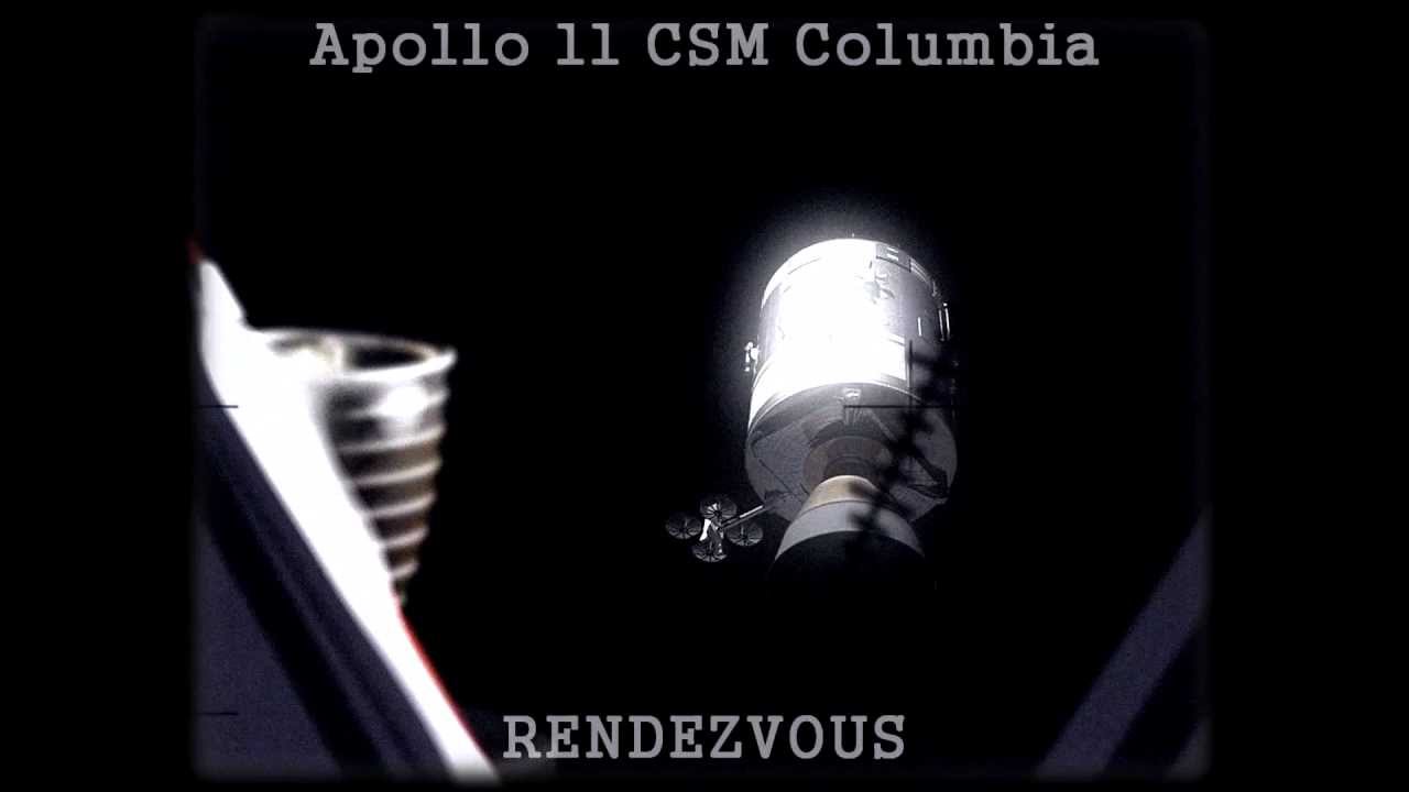 RENDEZVOUS, Apollo 11 Columbia, CG Animation - YouTube