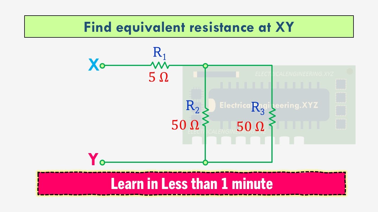 Equivalent Resistance Circuit Problem No 49 - YouTube