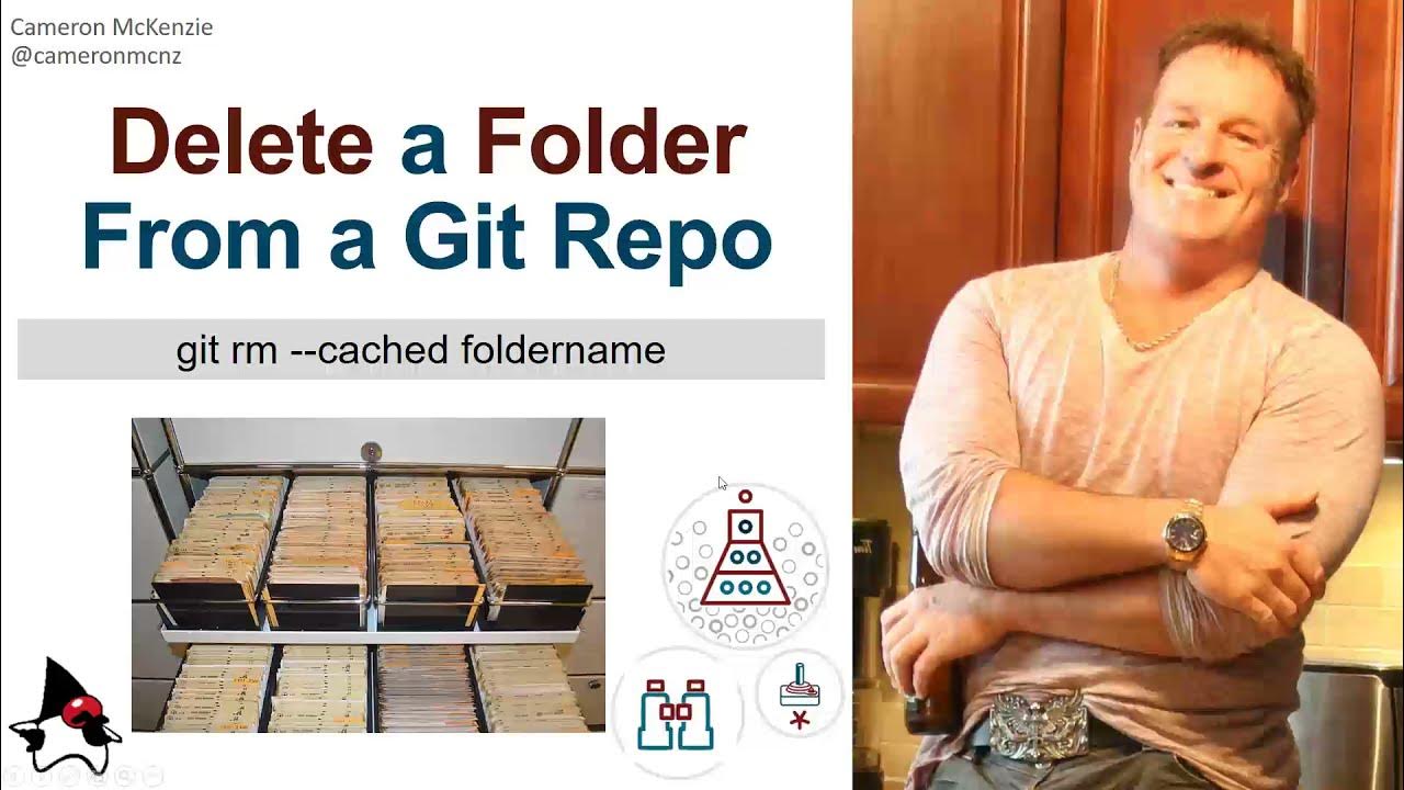 How to Delete Folders from Git repos - YouTube