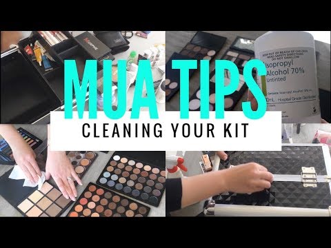 Easy Hygiene Tips: How to Clean and Sanitise your Makeup Artist kit ...