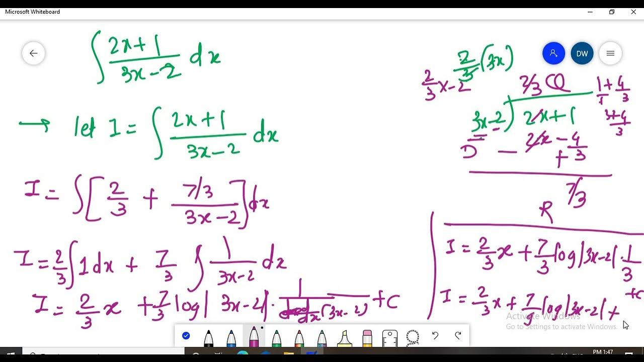 2 M3: Integration (Rational function) Lecture 2 - YouTube