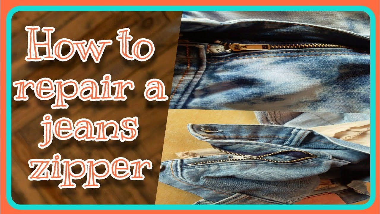 How to repair a jeans zipper l Taylor and readymade । Animesh Das ...