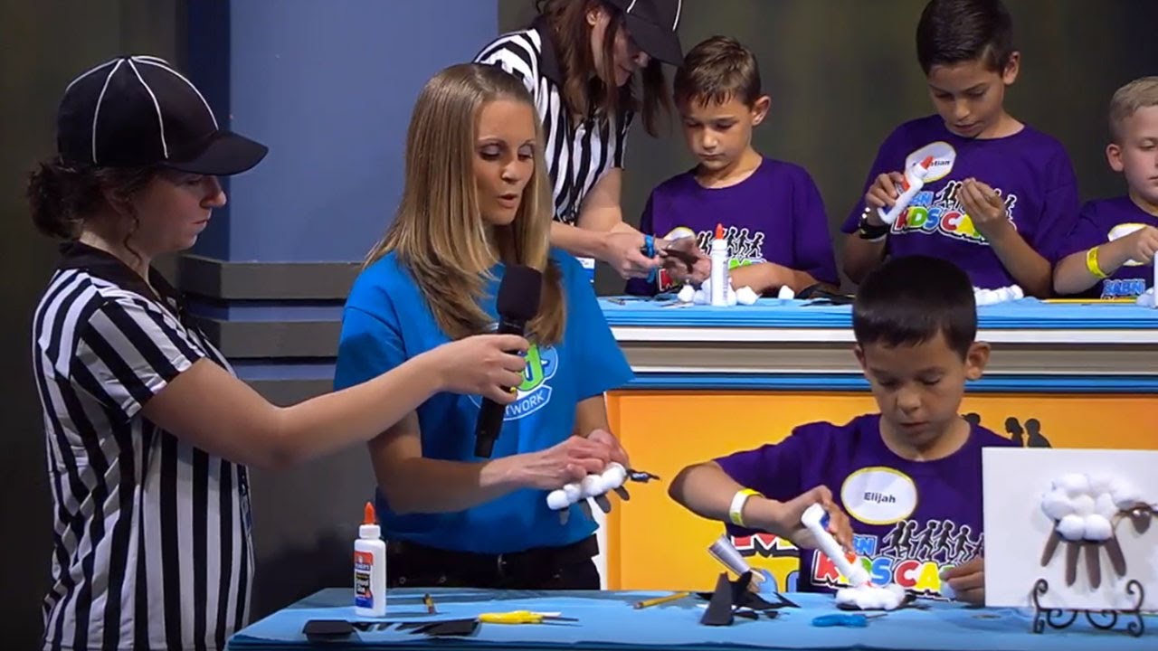 13 - “Sheep Handprint Card” - 3ABN Kids Camp Creation Crafts - YouTube