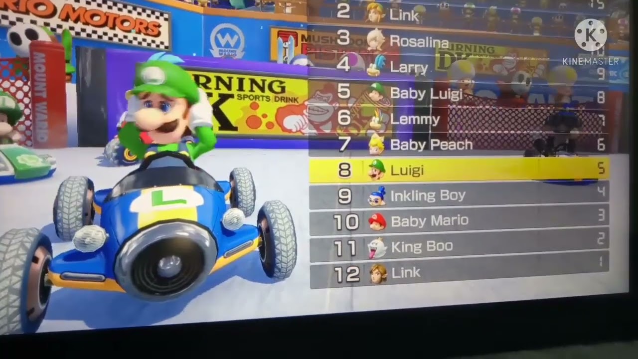 Mario Kart 8 Deluxe Losing Animation Mario,Luigi,Peach (Karts) - YouTube