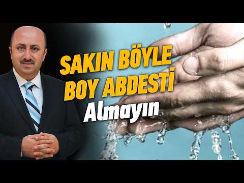 Aman Dikkat Gusül Abdestiniz Kabul Olmayabilir  | Ömer Döngeloğlu