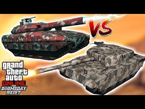TANQUE RHINO Vs TANQUE KHANJALI | TEST DE VEHÍCULOS BLINDADOS EN GTA 5 ...