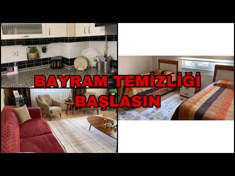 BAYRAM TEMİZLİĞİ BAŞLASIN💪MİS GİBİ OLDU🌸 TEMİZLİK VLOG🎥ÇOCUKLARA PATATES KÖFTE 🍟🍔