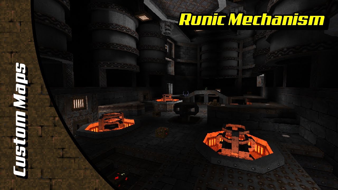 Quake: Custom Maps - Runic Mechanism - YouTube