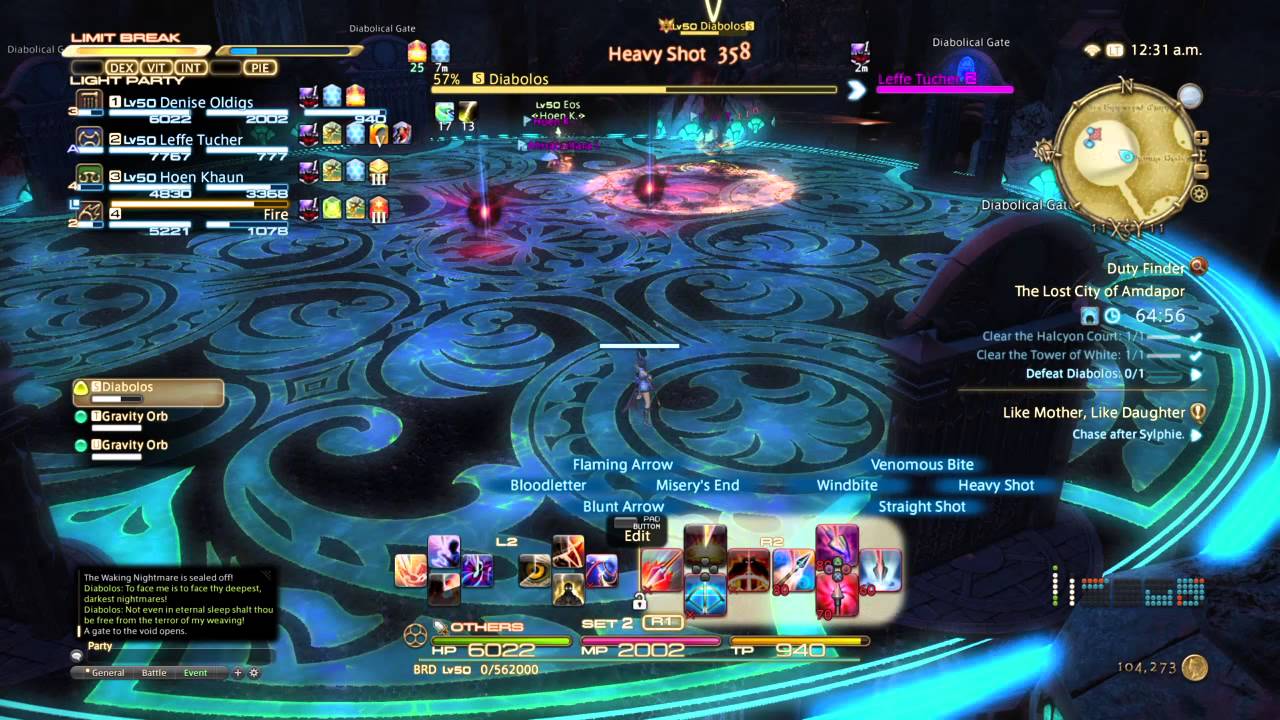 FINAL FANTASY XIV. DIABOLO - YouTube