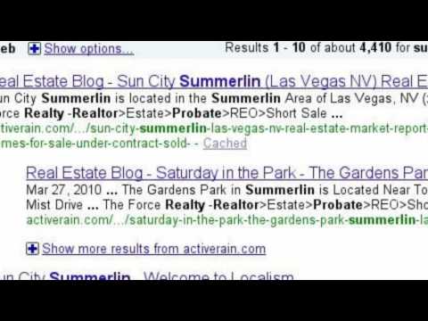 Renee Burrows - Exposing Your Summerlin Home Online! - YouTube