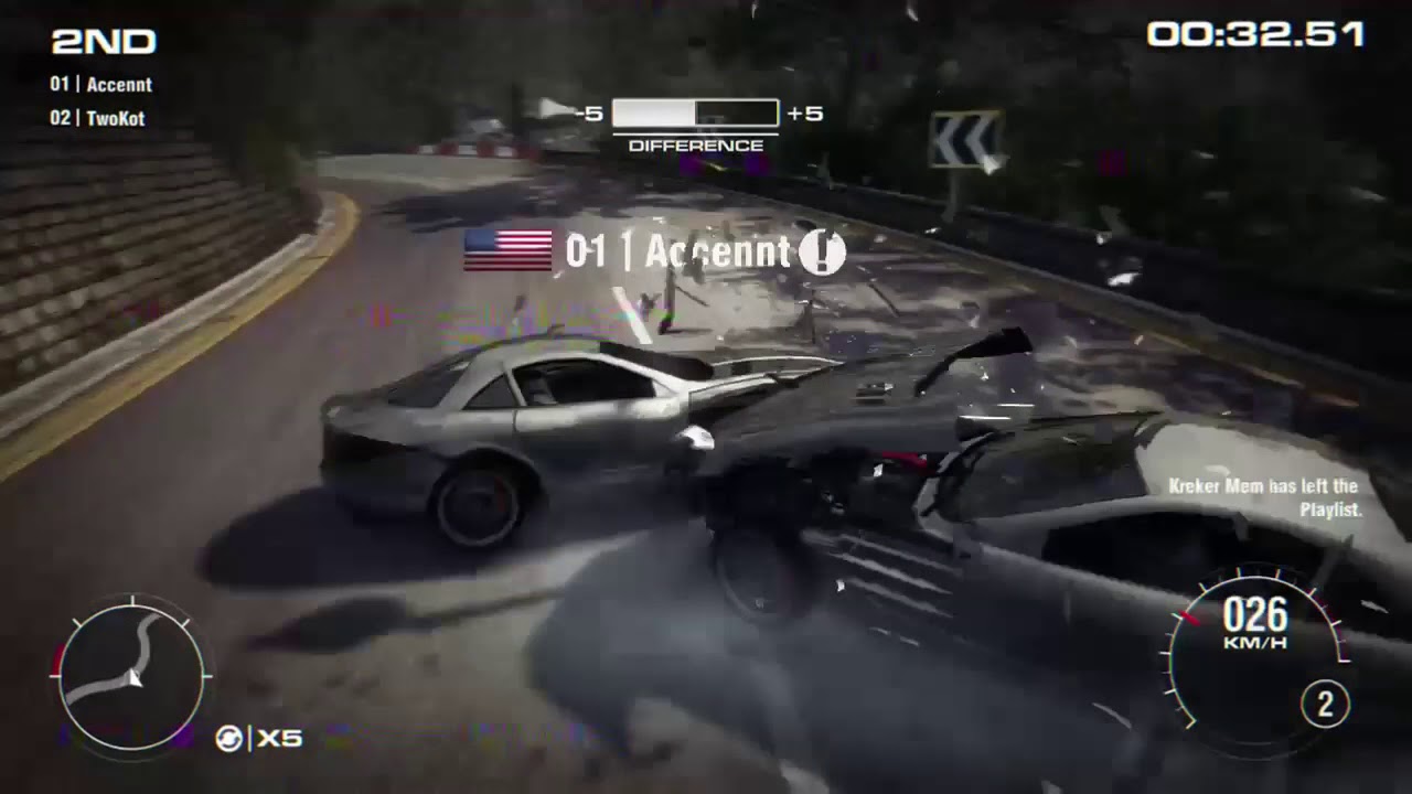 Grid 2 (Xbox One) crash n kick 2 - YouTube