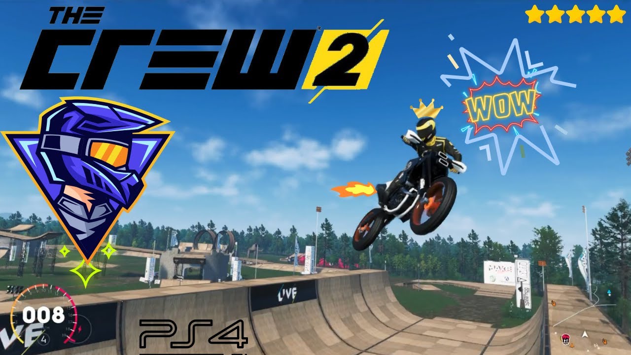 THE CREW 2 - Nouvelle MOTO - Wheeling dans le SkatePark !!! - YouTube