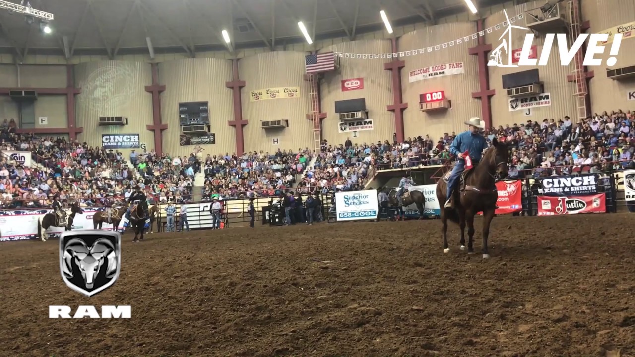 San Angelo Tie-Down Roping by Ty Harris of San Angelo, Texas. First ...