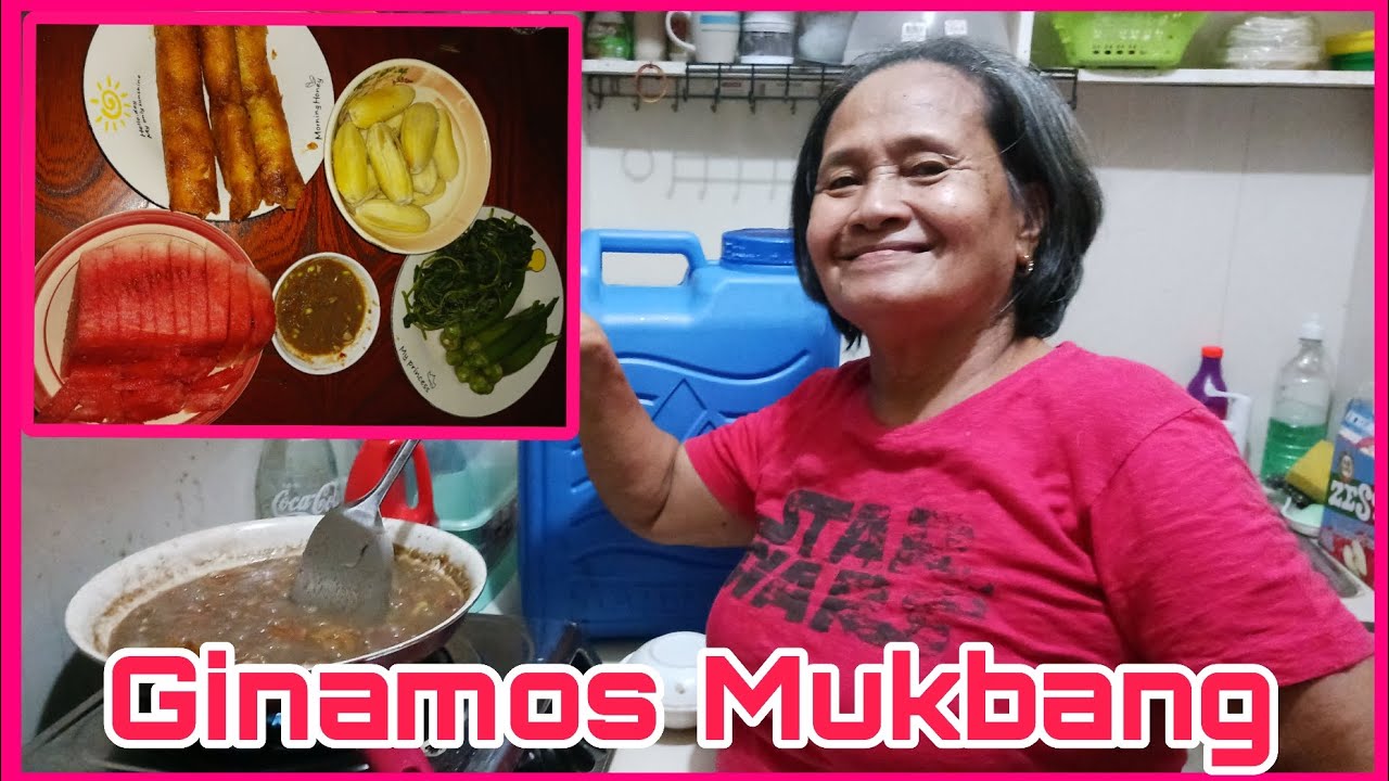 GINAMOS MUKBANG with Ate Gina and Lola | Andeng vlog #017 - YouTube