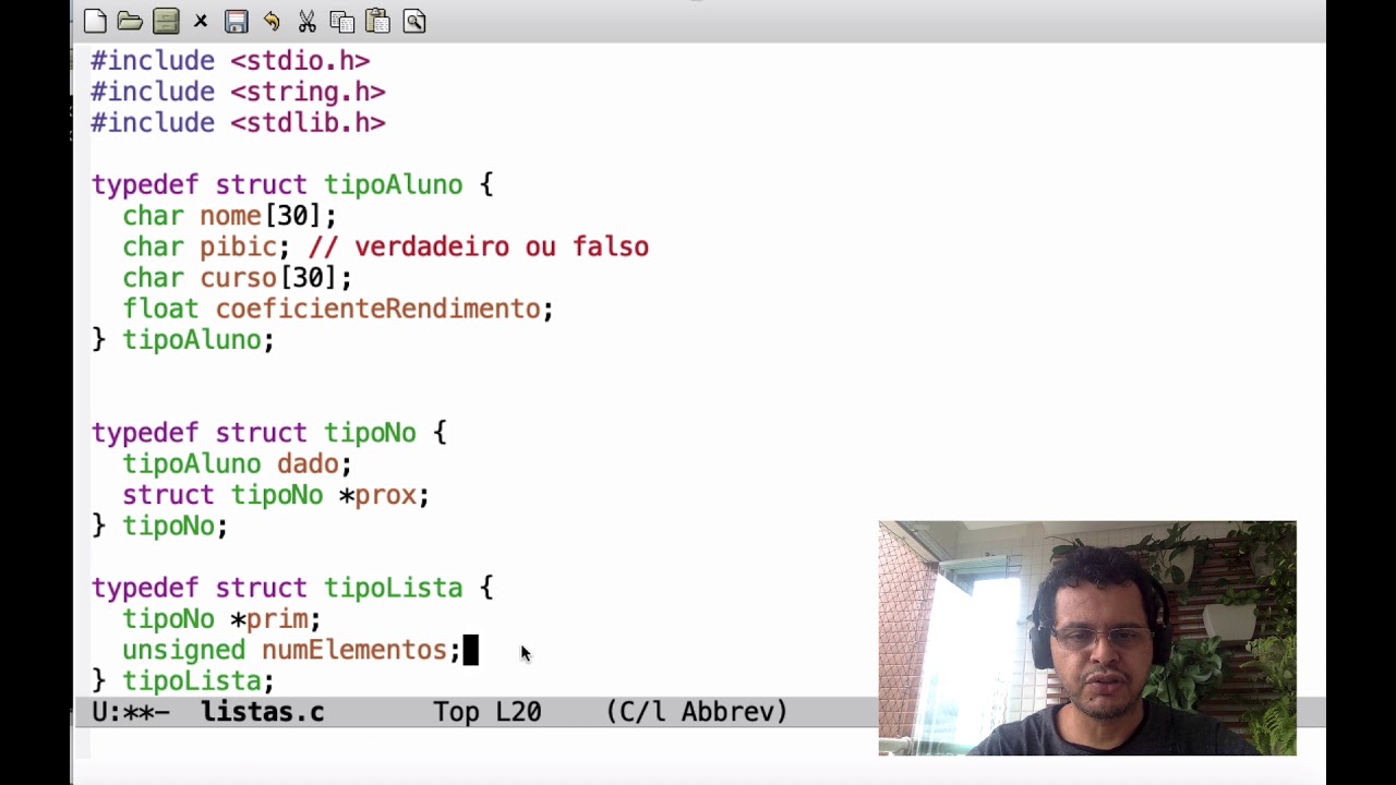AED1 Aula 58: Seguindo com exemplos de listas encadeadas dinâmicas - YouTube